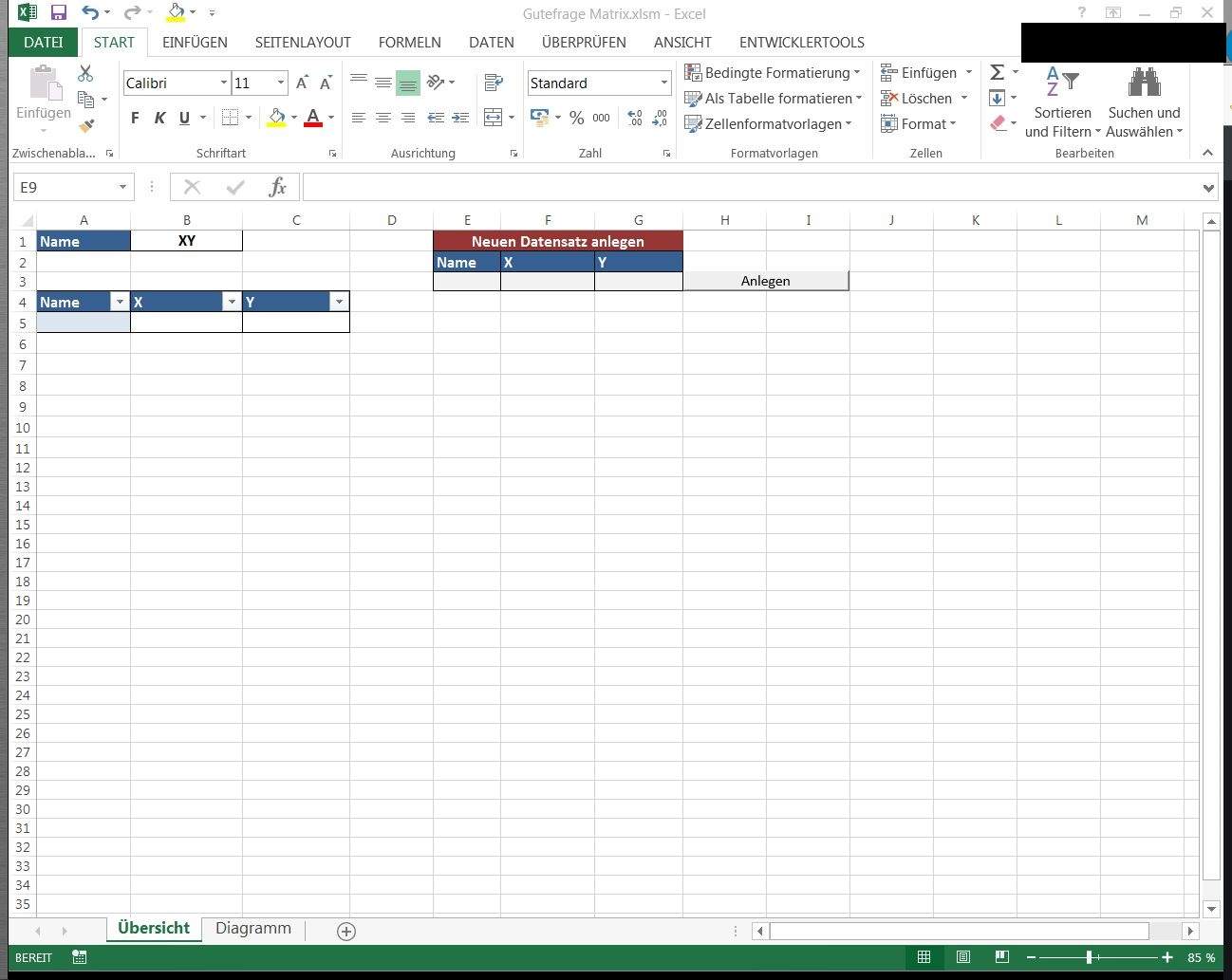 Excel Tabelle mit VBA fortlaufend befüllen? (Computer, programmieren, Microsoft Excel)
