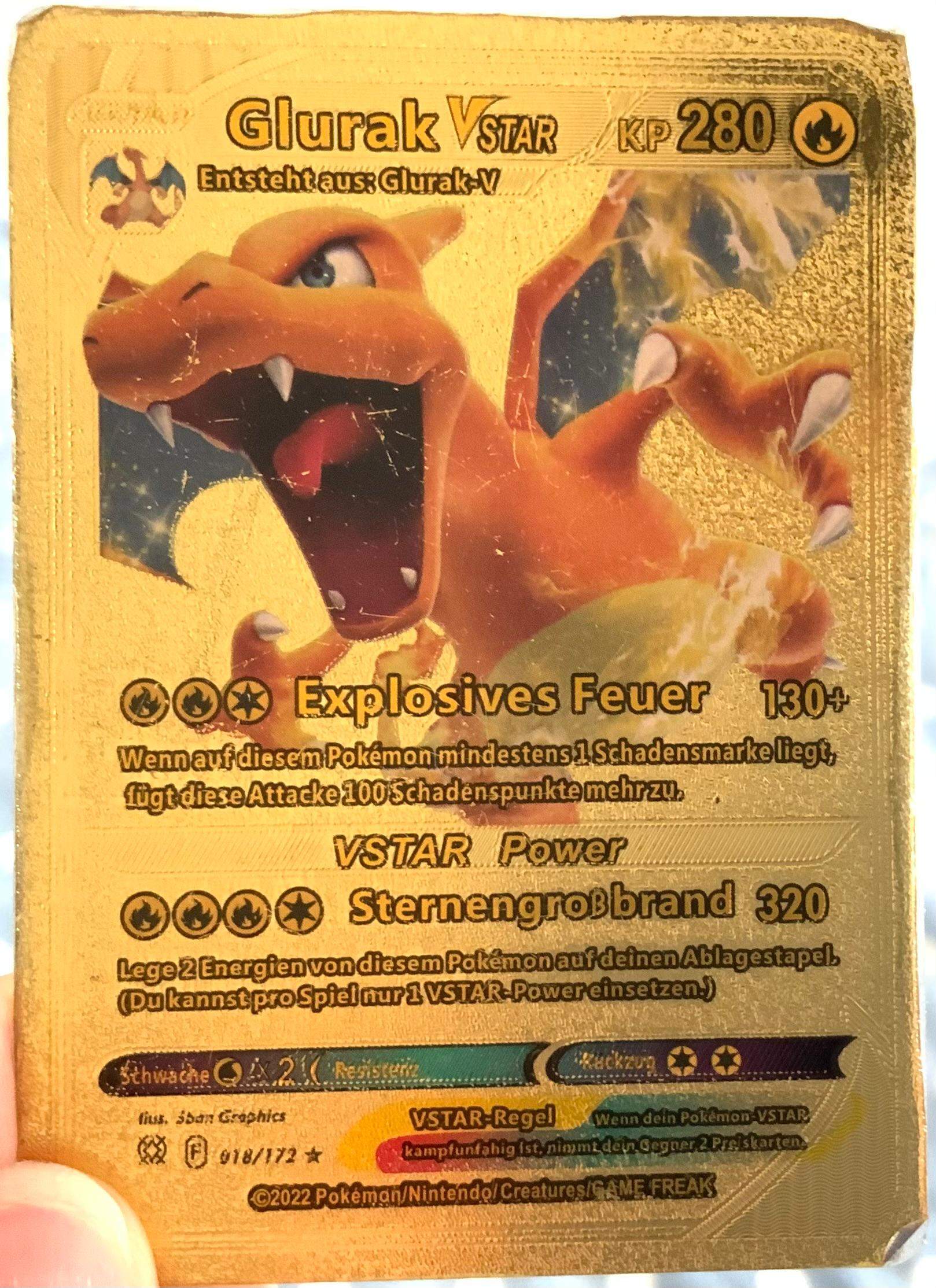 Fake pokemonkarte? oder echt? (Pokemon, Karten, Sammelkartenspiel)
