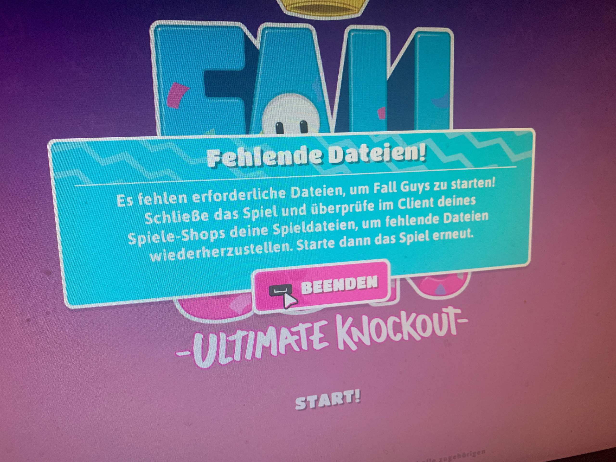 Fehlende dateien bei fall guys? (Computer, Technik, Spiele und Gaming)