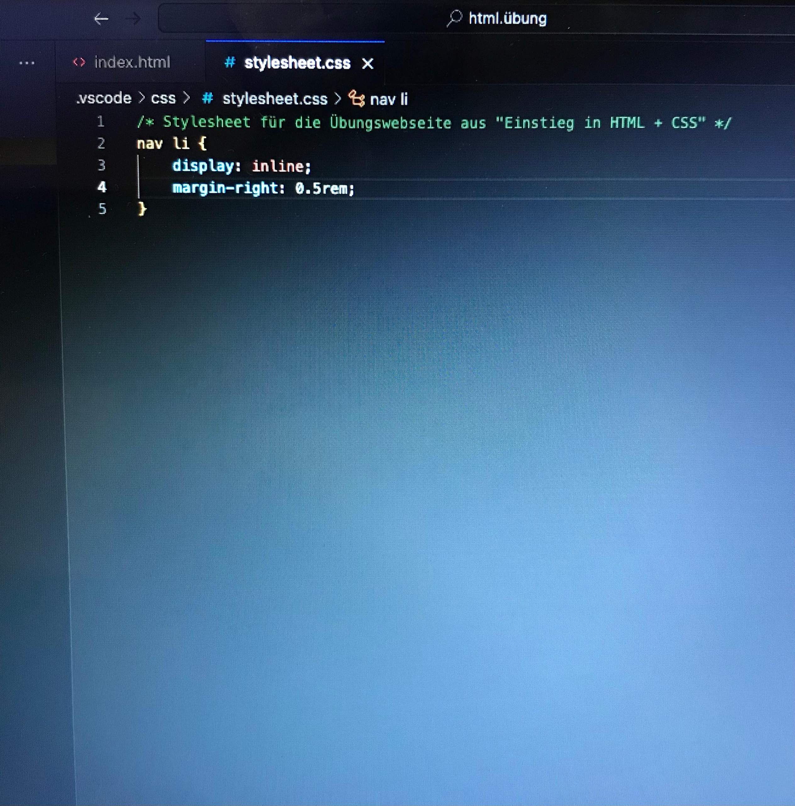 Fehler beim Einbinden von CSS in HTML Datei? (Webseite)