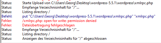 Fehler beim hochladen einer Datei? (Computer, Technik, Technologie)