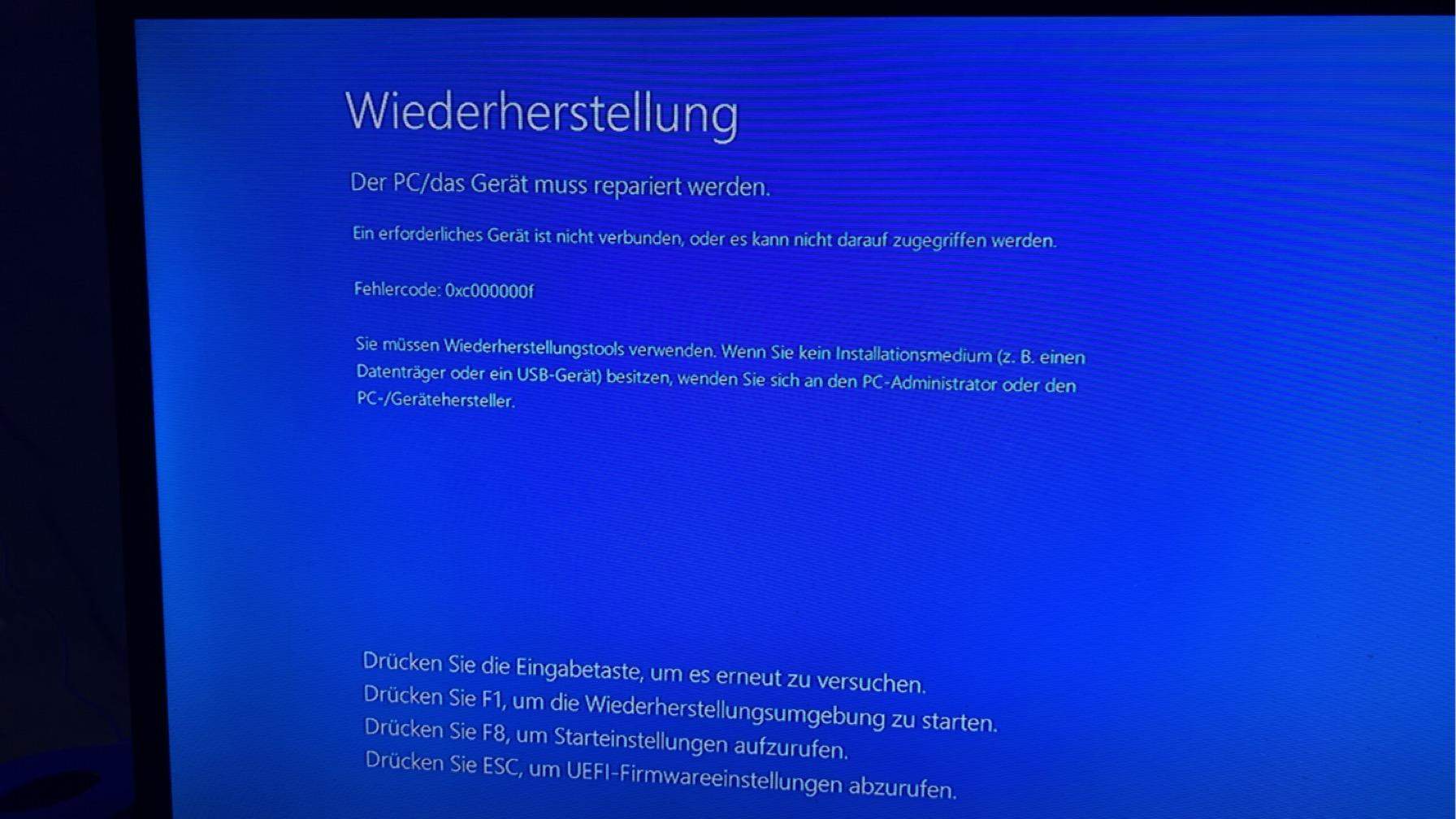 fehlercode 0xc00000f Was tun? (Windows, Windows 10, BIOS)