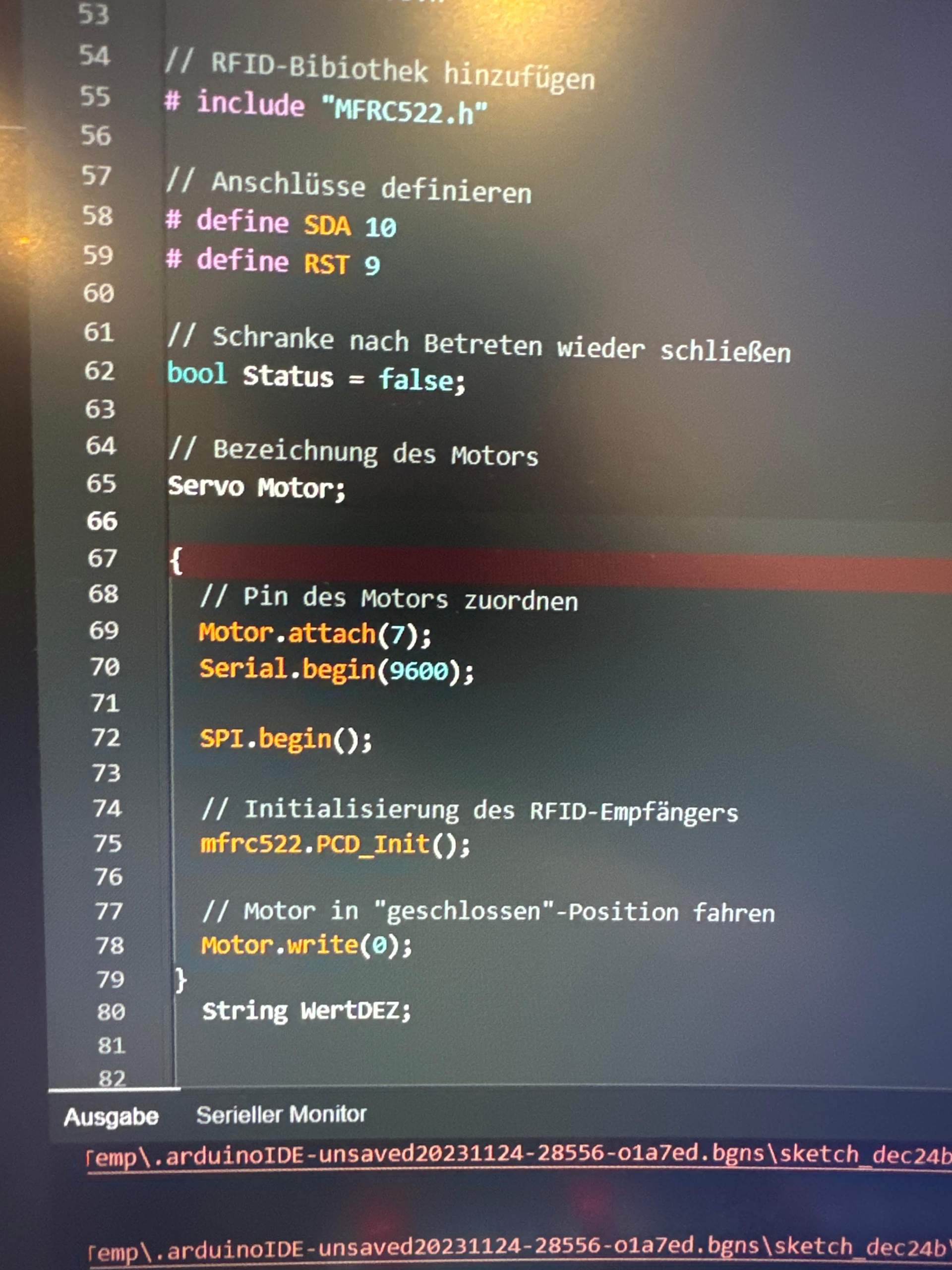 Fehlermeldung Arduino Expected Unqualified Id Before „ „ Token 8465