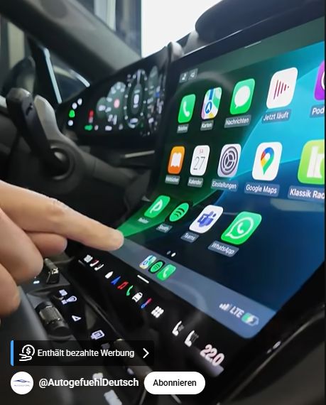 Findet ihr Curved-Screens für das Auto besser? (Zukunft, screen, High-Tech)