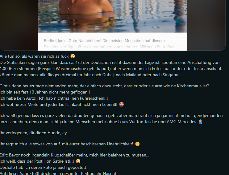 Findet ihr das auch witzig? (Social Media, RICH)