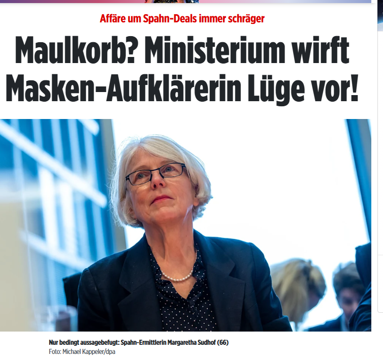 Findet ihr es bedauerlich, dass der Masken-Aufklärerin ein Maulkorb ...