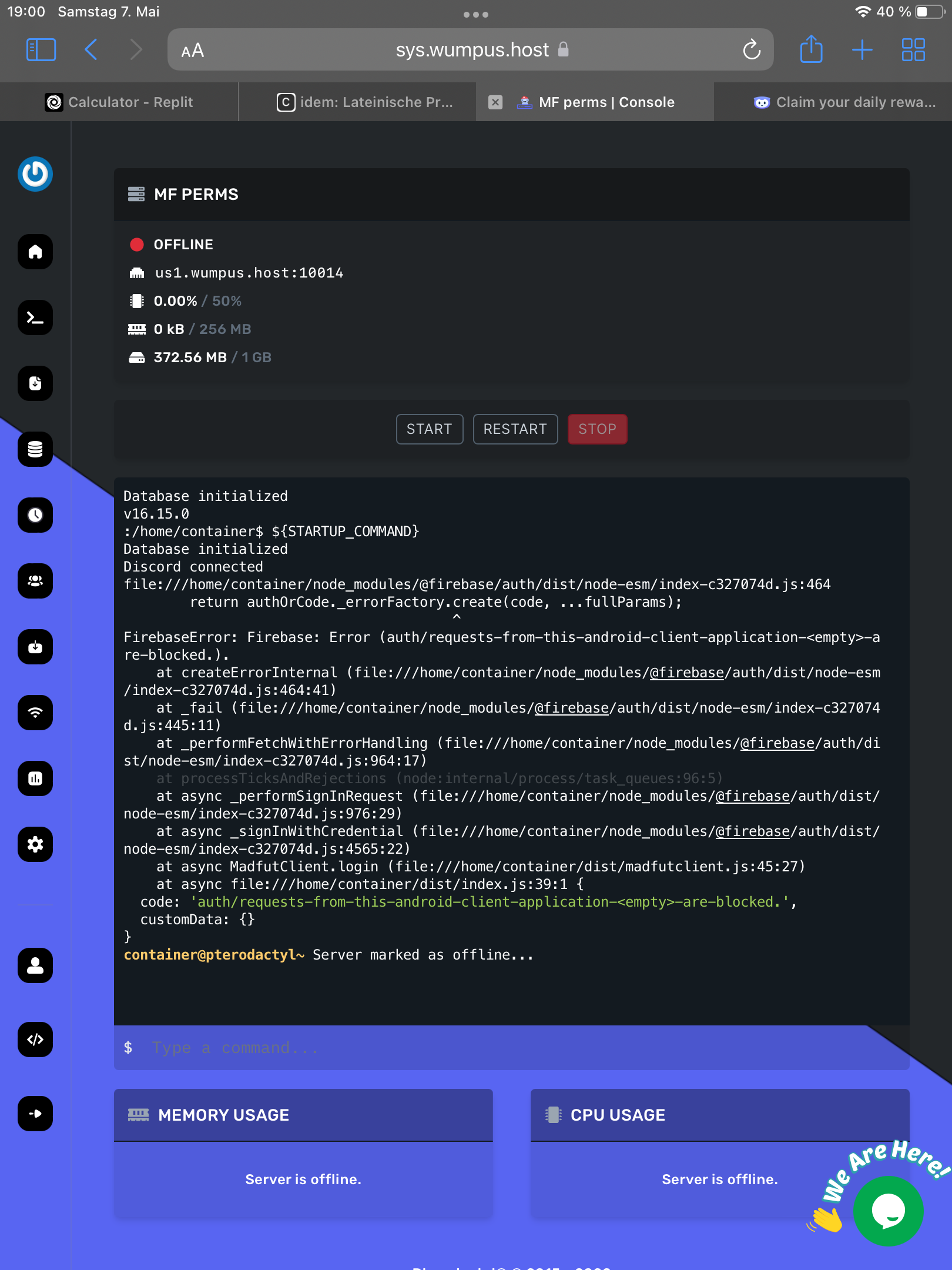 Firebase Error wie beheben? (Computer, Technik, Technologie)