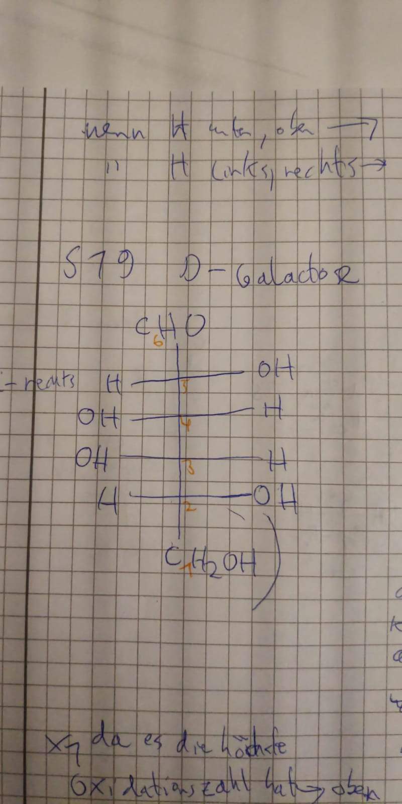 Fischerprojektion in Keilstrichformel umwandeln? (Computer, Schule, Chemie)