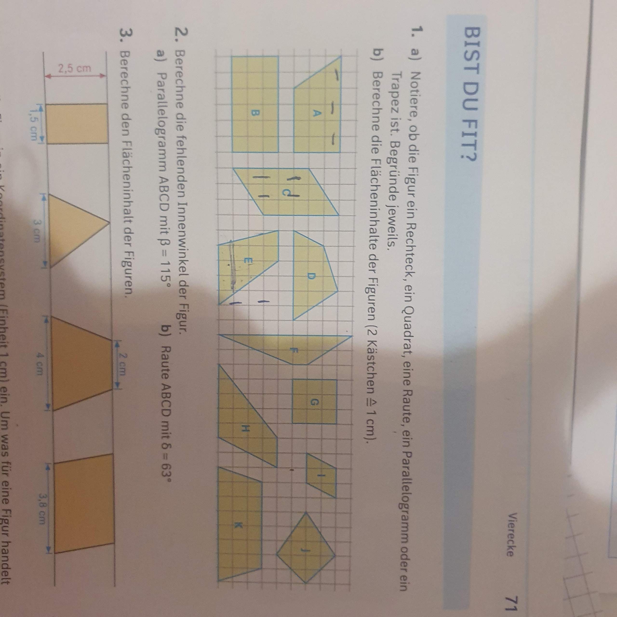 Flächeninhalt berechnen? (Geometrie, Trapez)