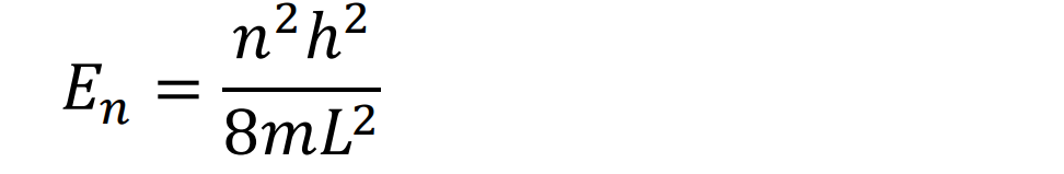 Formel in der Quantenphysik, Was erhaltet ihr für eine Einheit für L ...