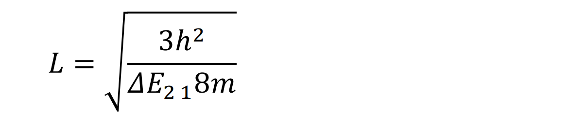Formel in der Quantenphysik, Was erhaltet ihr für eine Einheit für L ...