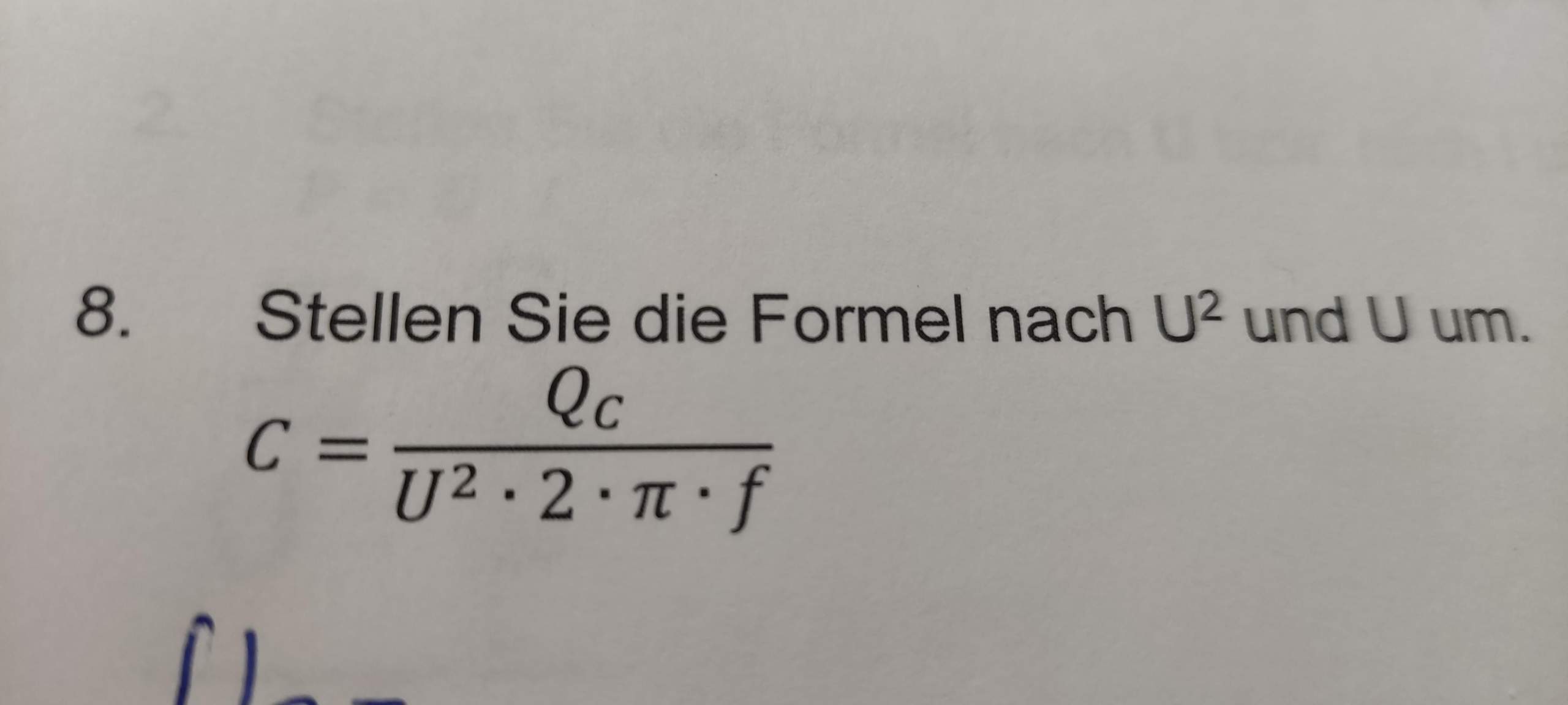 Formel umstellen allgemein? (Mathematik, Elektro)