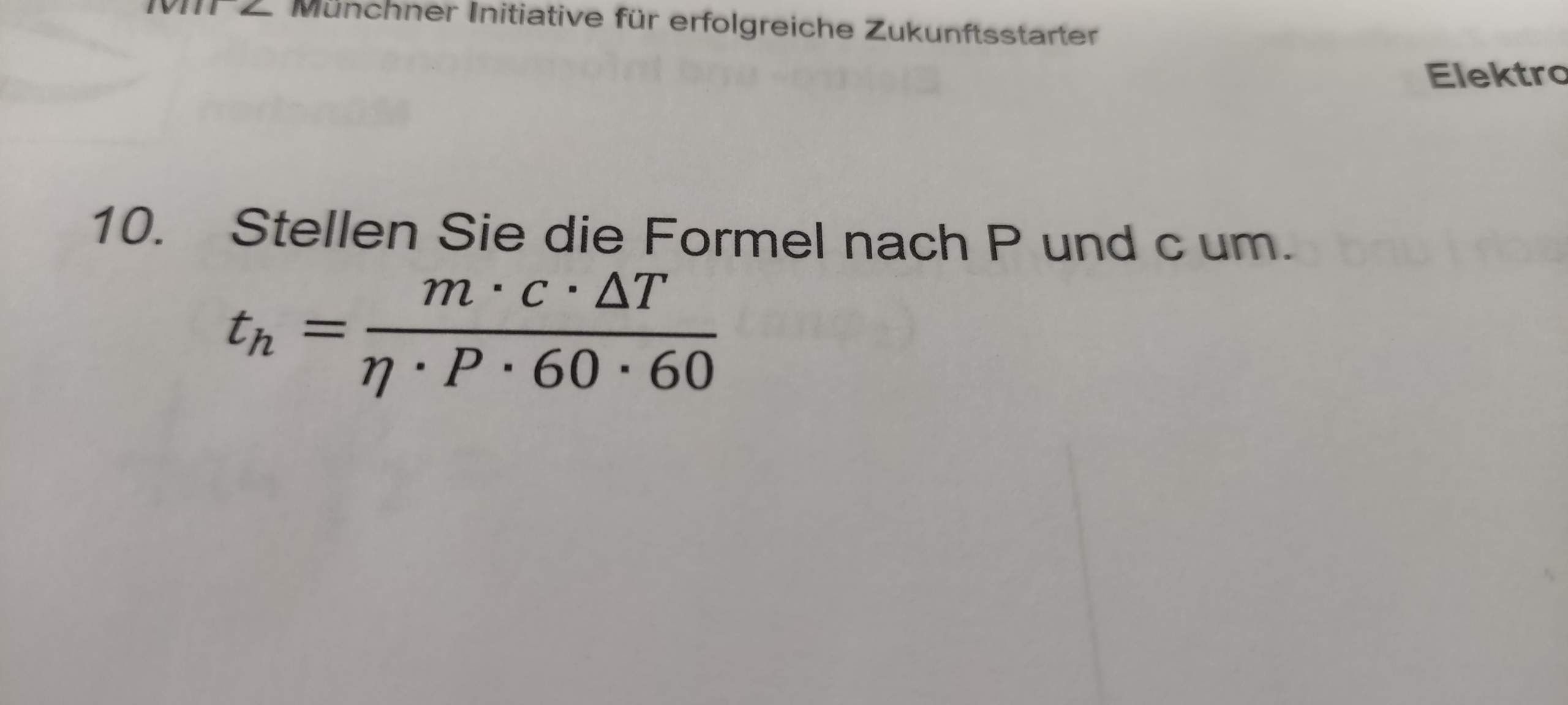 Formel umstellen allgemein? (Mathematik, Elektro)