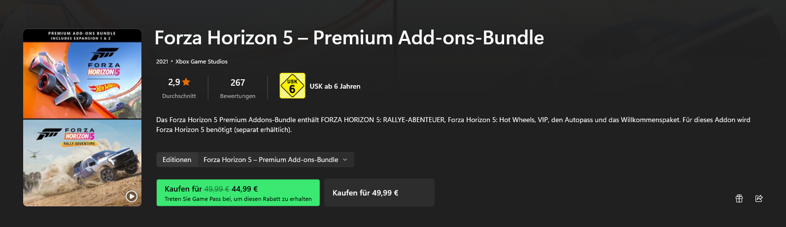 Forza Horizon 5? (PC, Microsoft Store)