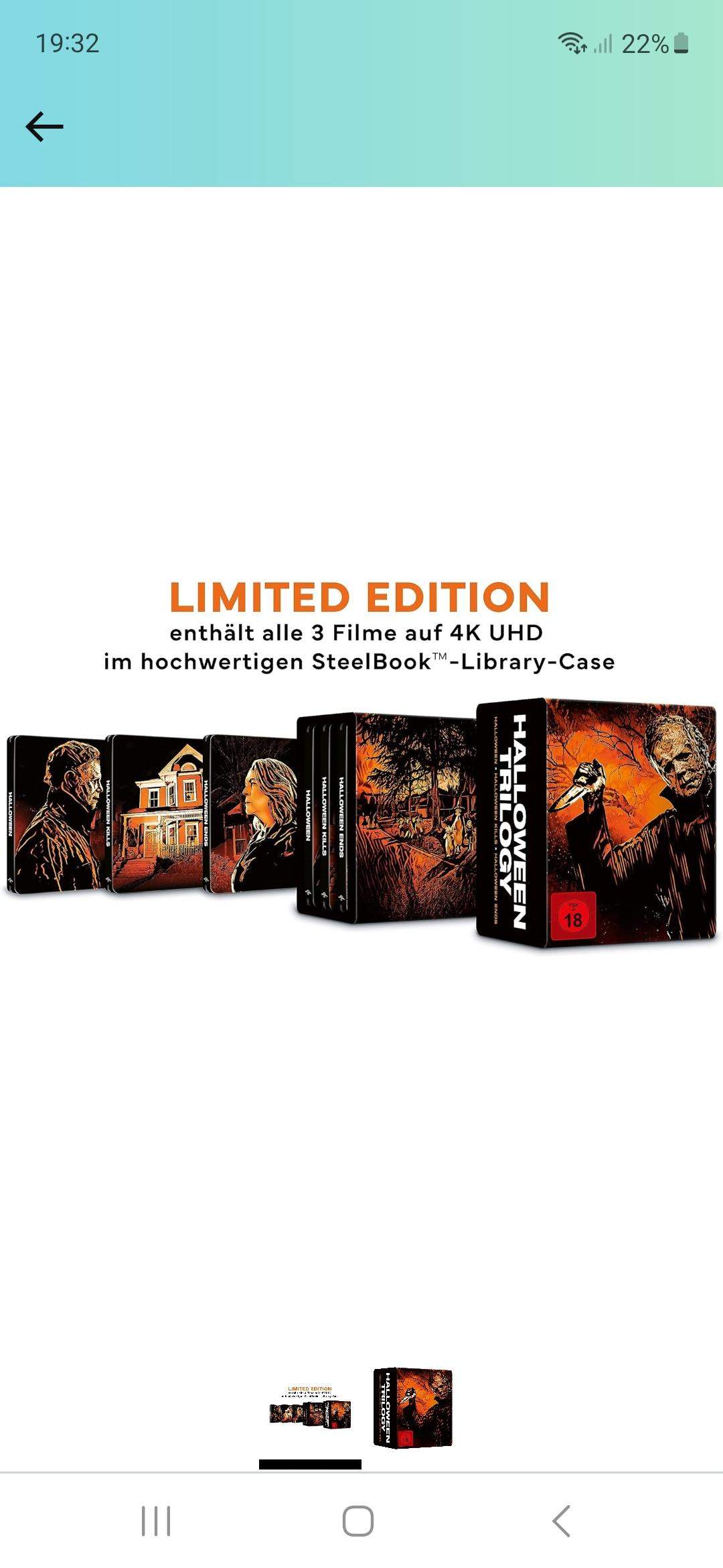Frage 4k halloween steelbook? (Sony, DVD, Blu-ray)