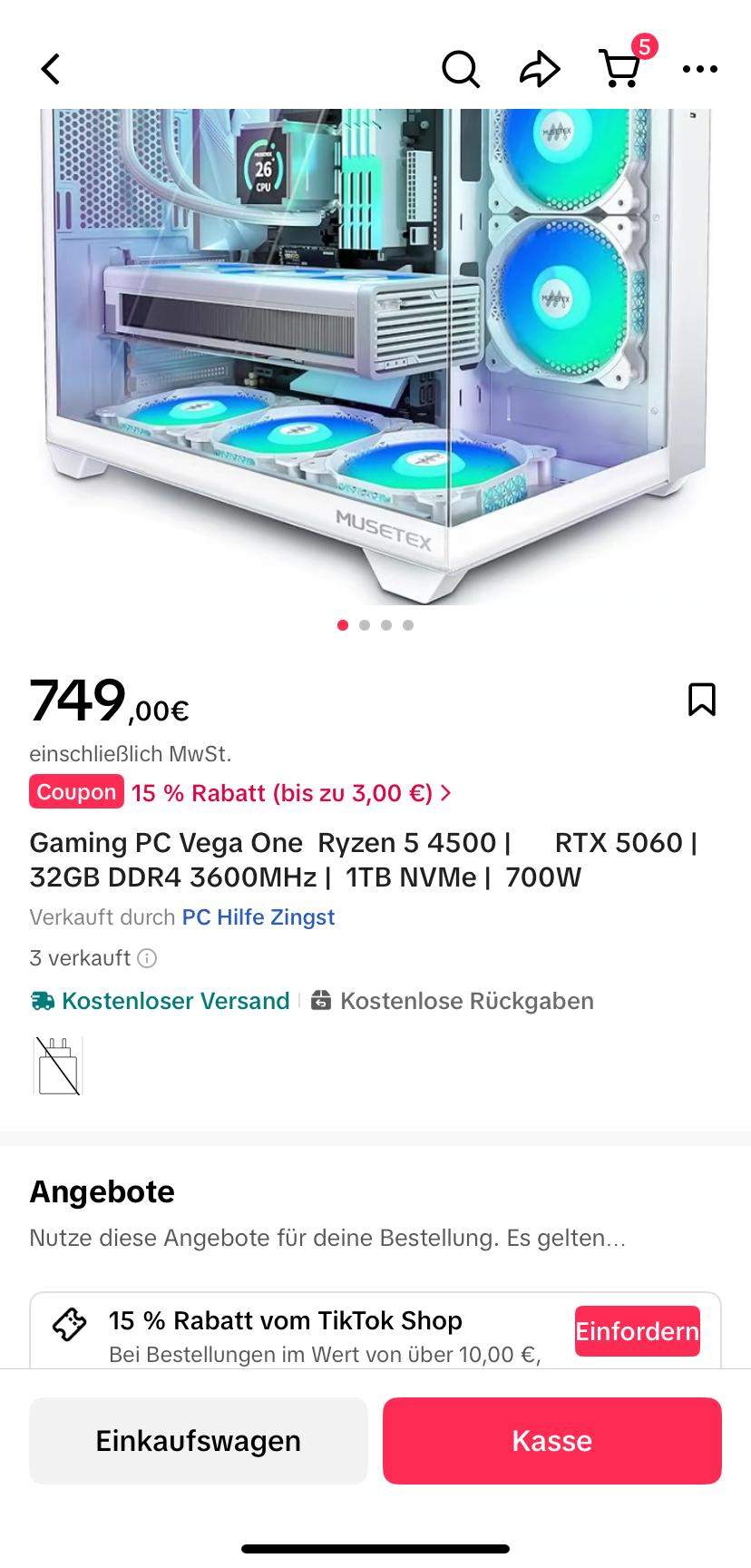 Frage an die Pc-Profis: Ist das ein guter Preis für die Teile die im ...