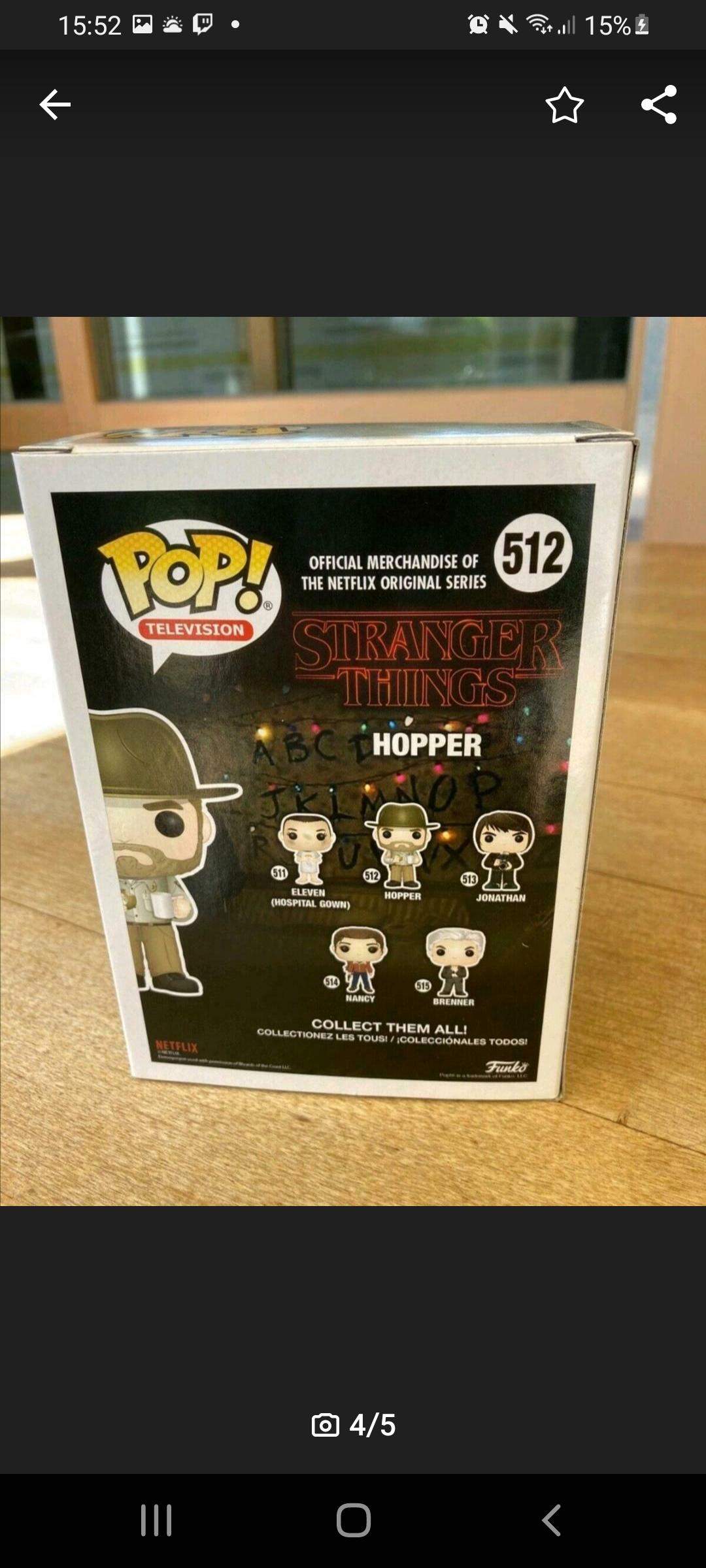 Funko Pop Gold Hopper Stranger Things?