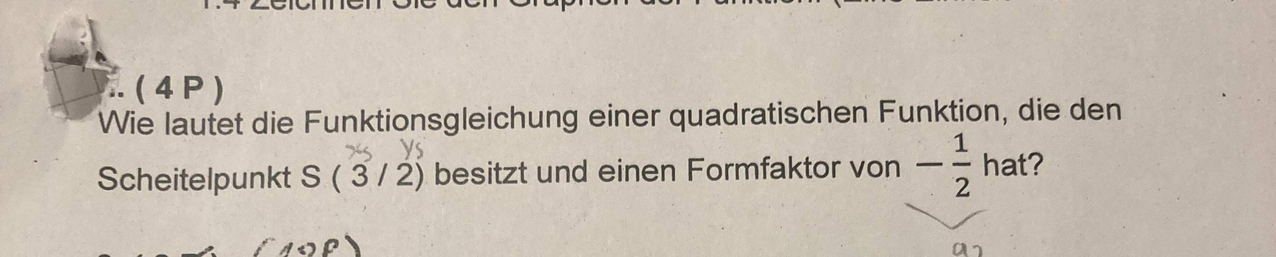 Funktiongleichung? (rechnen, Funktion, Gleichungen)