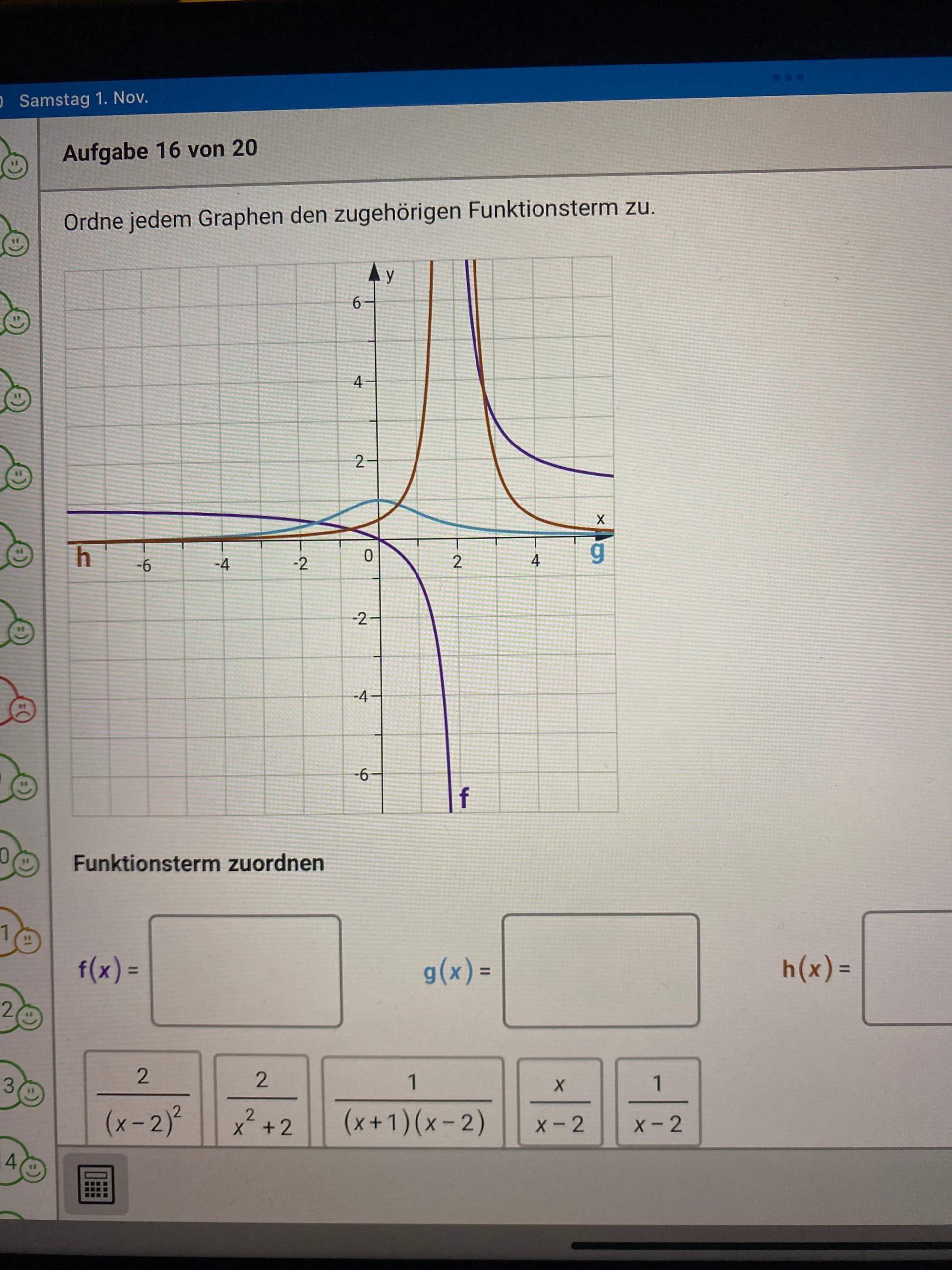 Funktionsterme Graphen ordnen? (rechnen, Funktion, Gleichungen)