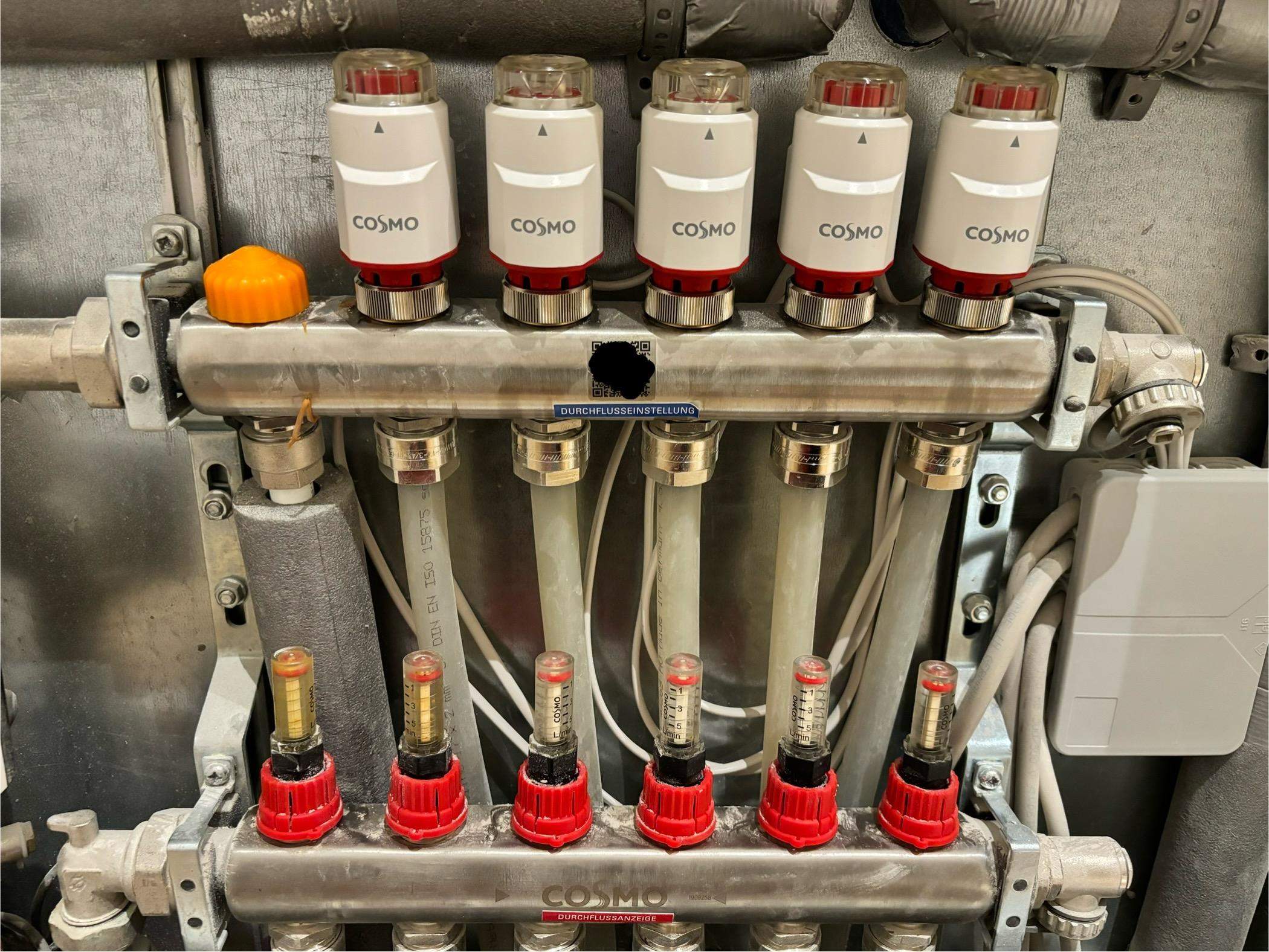 Fußbodenheizung richtig einstellen Cosmo? (Technik, Recht, Energie)