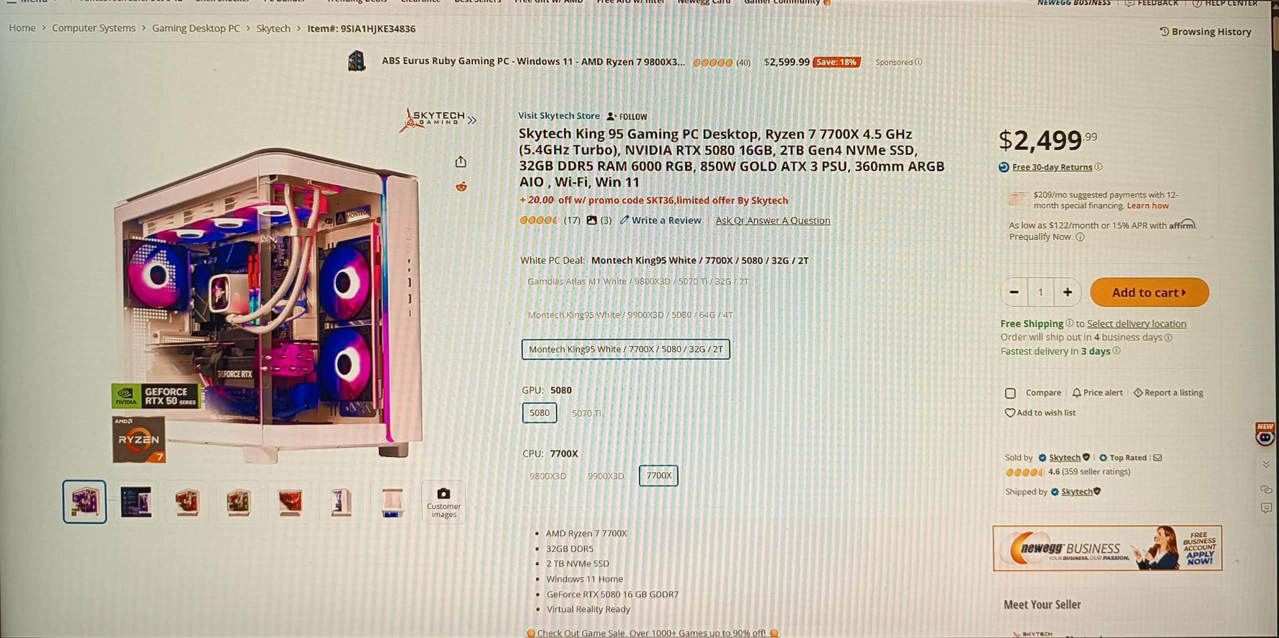 Future-Proof Gaming PC für 2500€?