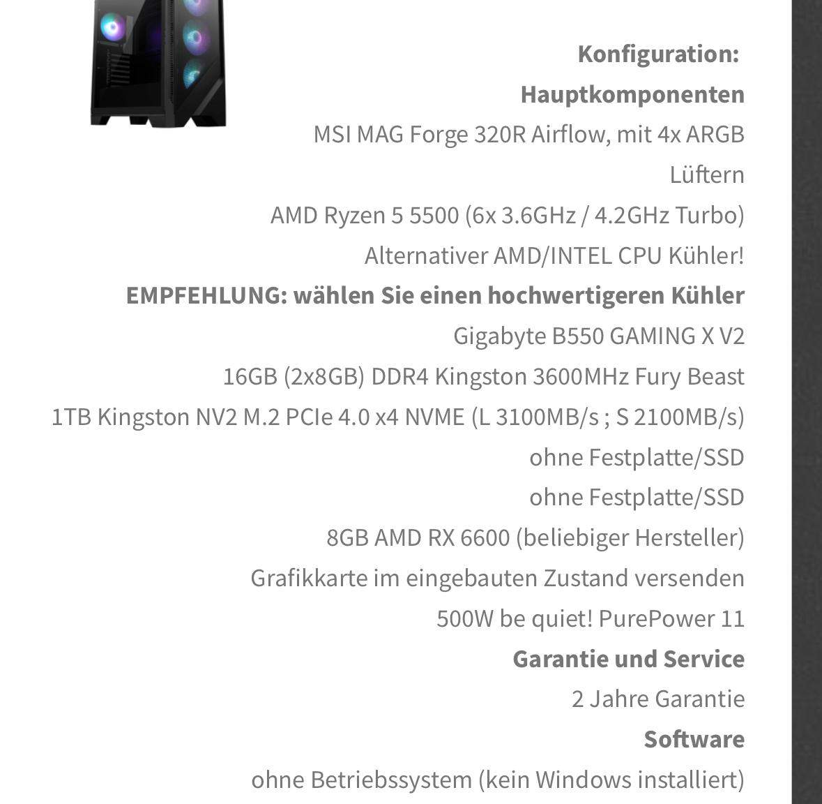 Gaming PC-Konfiguration? (Computer, Mainboard, AMD)