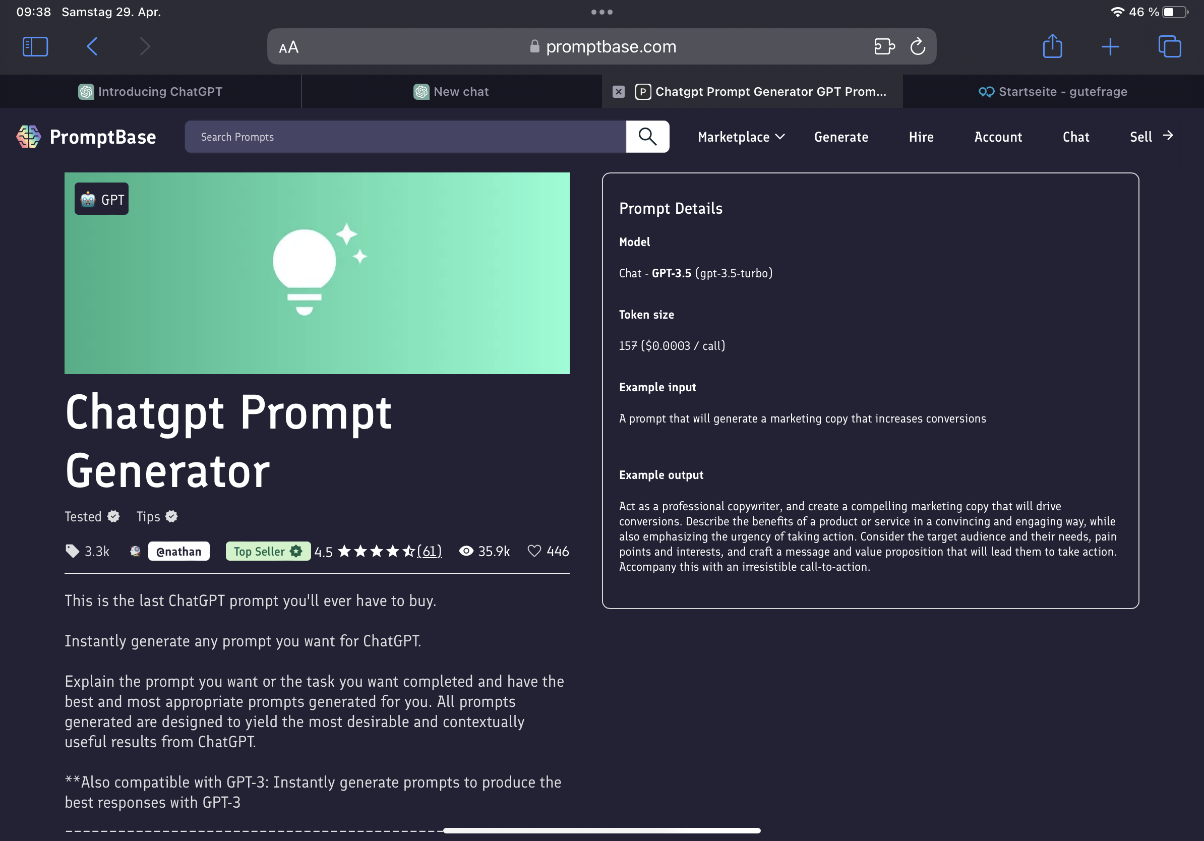 Geht Dieser Prompt Von Promptbase Auch Für Gpt 4 Webseite Programm Programmieren 