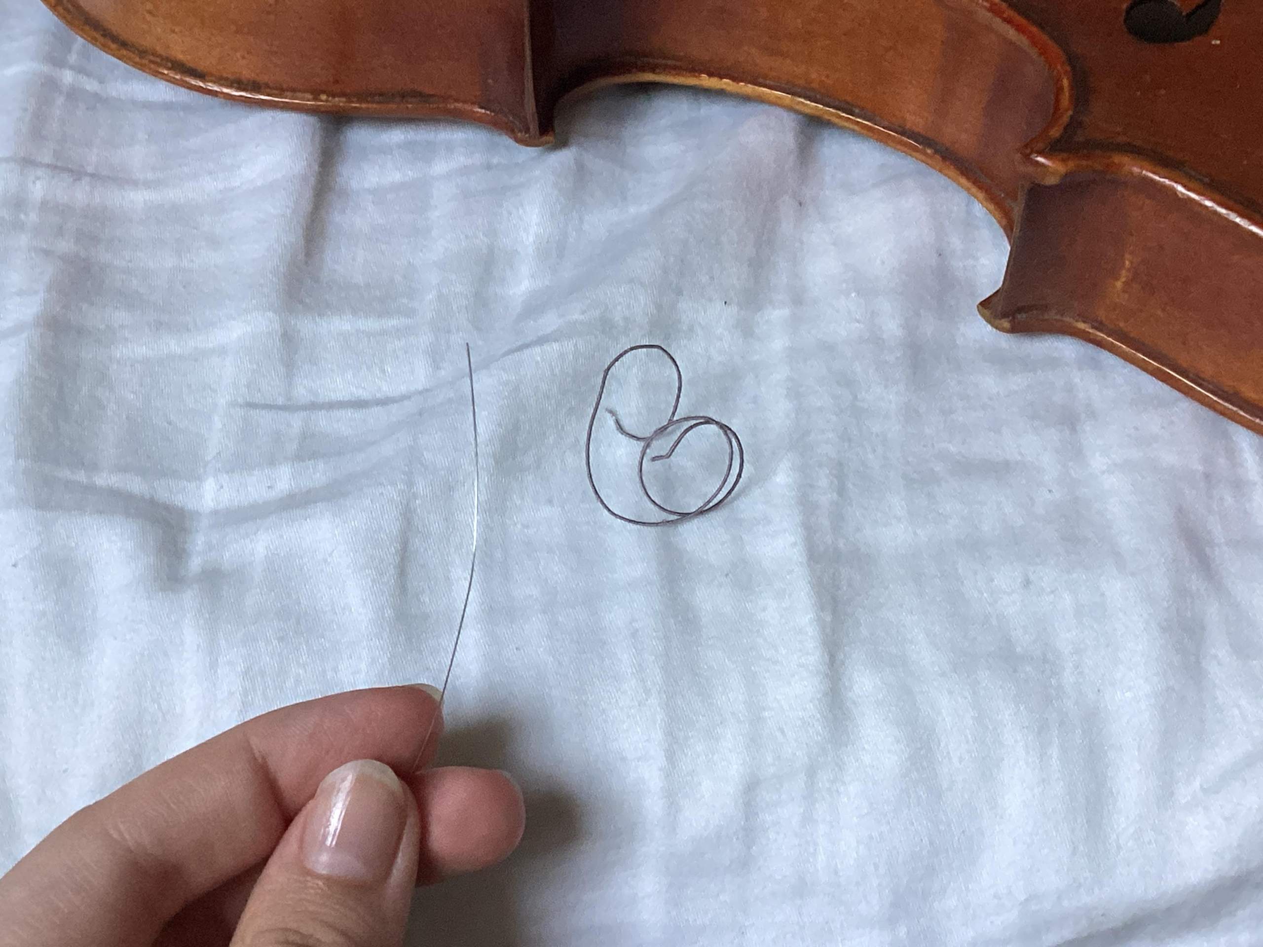 Geigensaite gerissen? (Instrument, Geige, Stimmen)