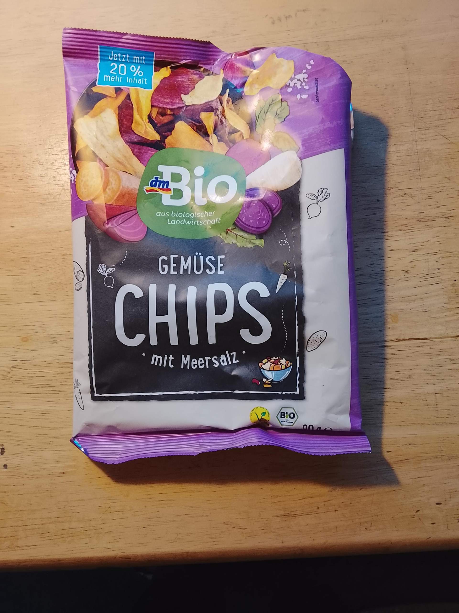 Gemüsechips bei DM? (Gesundheit, Gemüse, Chips)