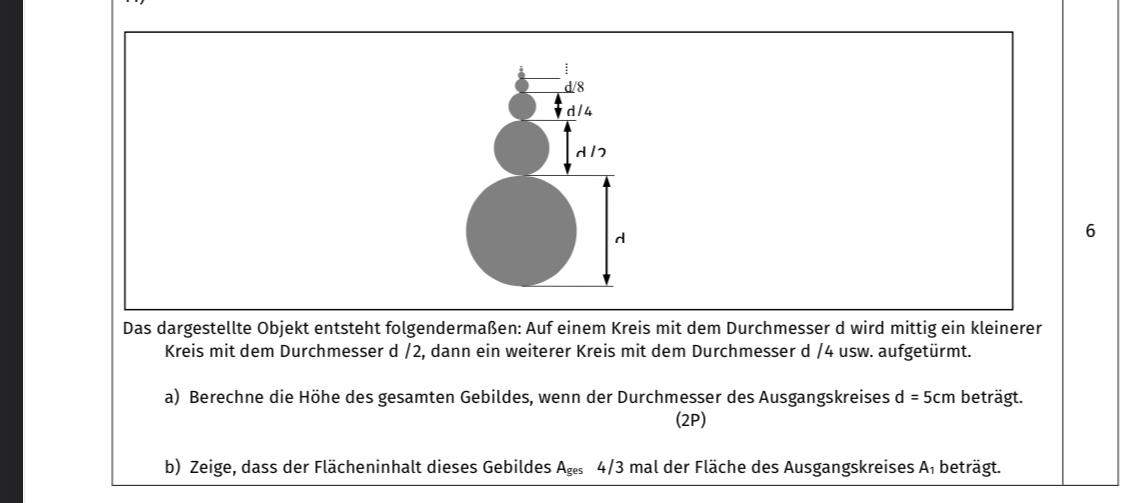 Geometrische Folge? (Mathematik, Mathematiker, Zahlenfolgen)