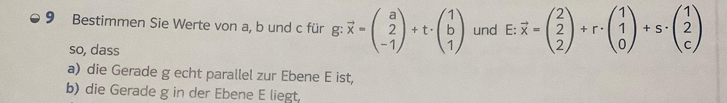 Geraden und Ebenen? (rechnen, Gleichungen, Mathematiker)