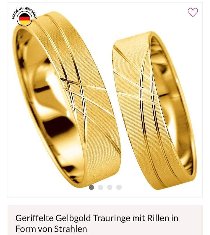 Geriffelte Goldringe? (Schönheit, Hochzeit, Gold)