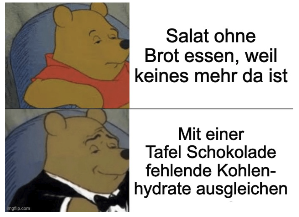 Gesunde Ernährung - so wichtig! (Humor, Meme)