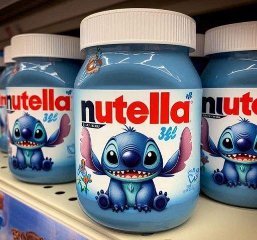 Gibt es die blaue Stitch Nutella wirklich in einigen Ländern ...