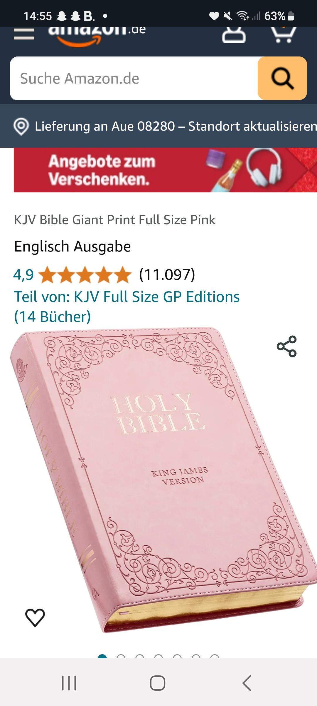 Gibt es die holy bibel auch auf deutsch? (Religion, Gott)