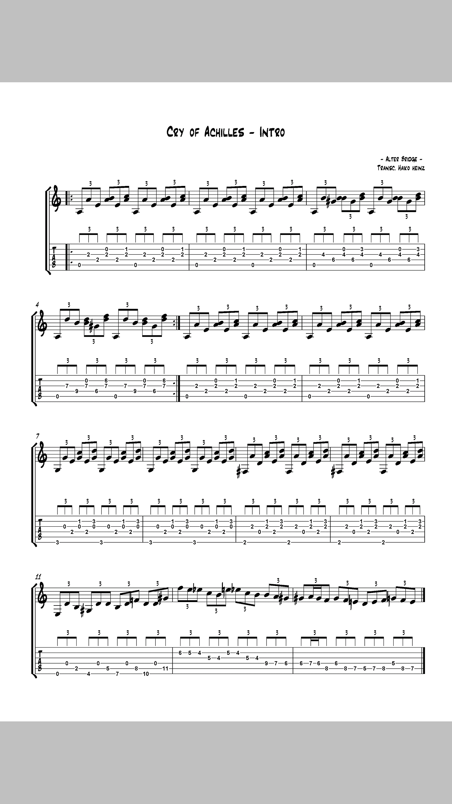 Gitarre, Noten, Töne - Frage zu einem Lied? (Musik)