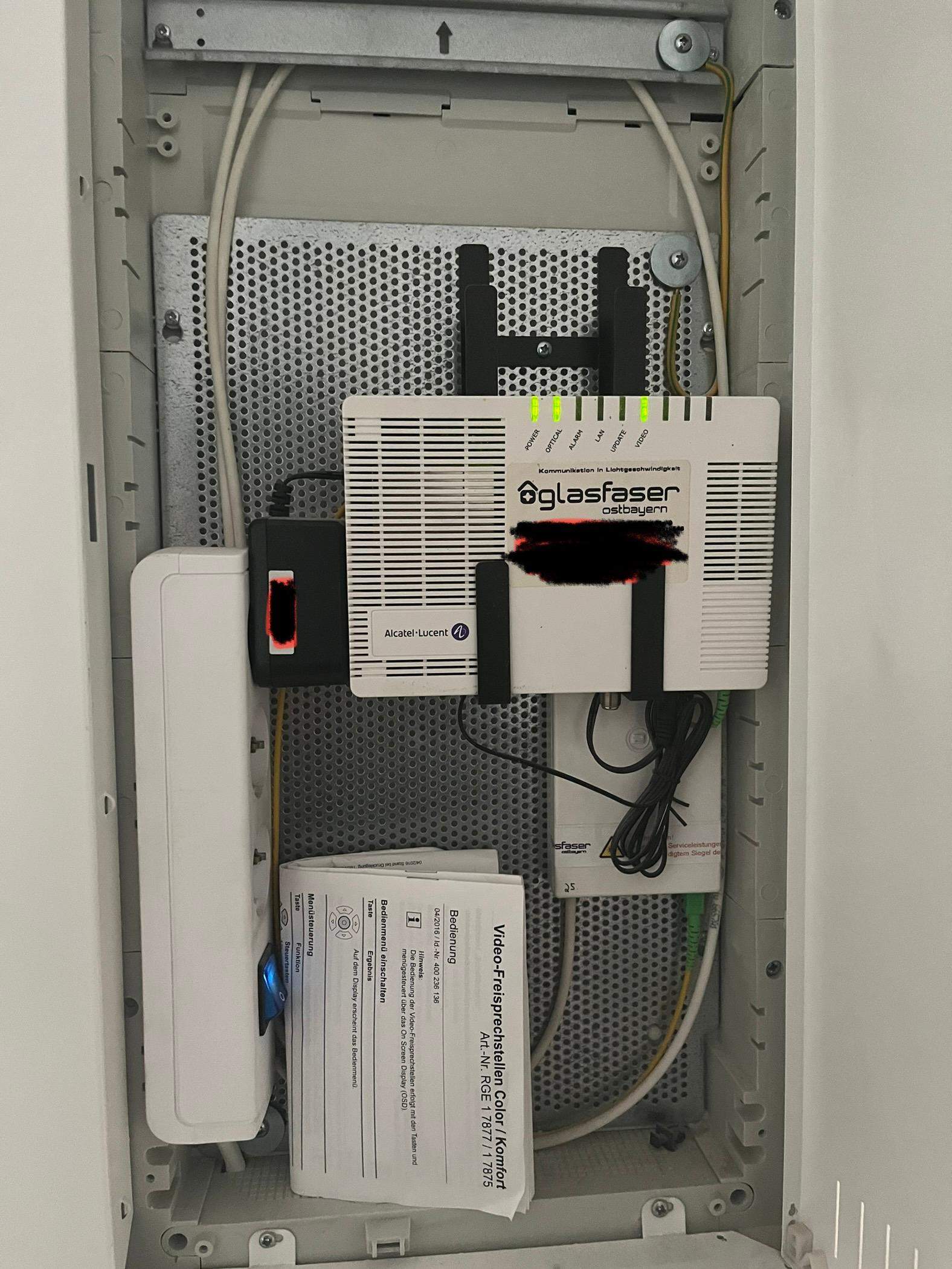 Glasfaser Dosen ID? telekom? (Internet, WLAN, Telefon)