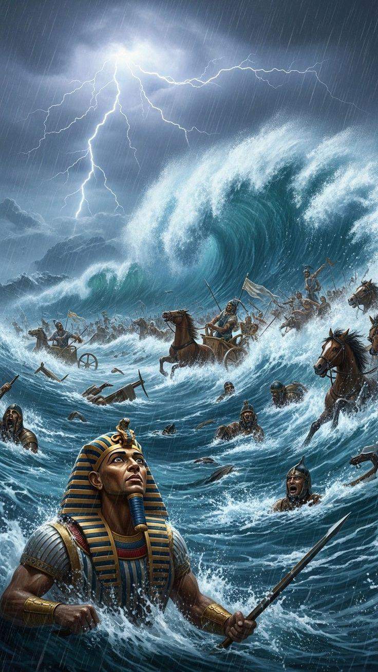 Glaubt ihr der Pharao bereute es sich mit Jehova angelegt zu haben ...