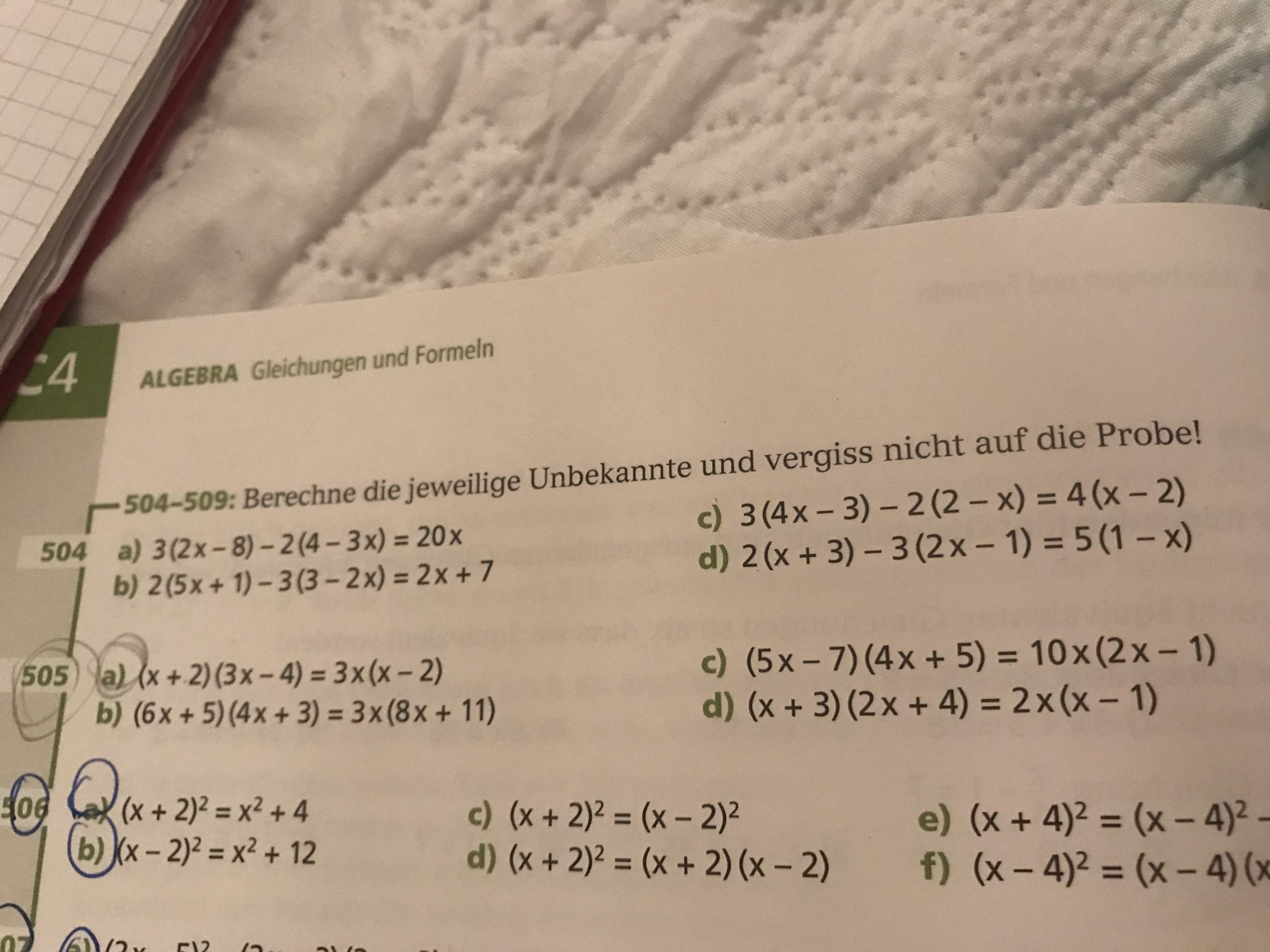 Gleichungen und Terme Mathe? (Schule, Mathematik)