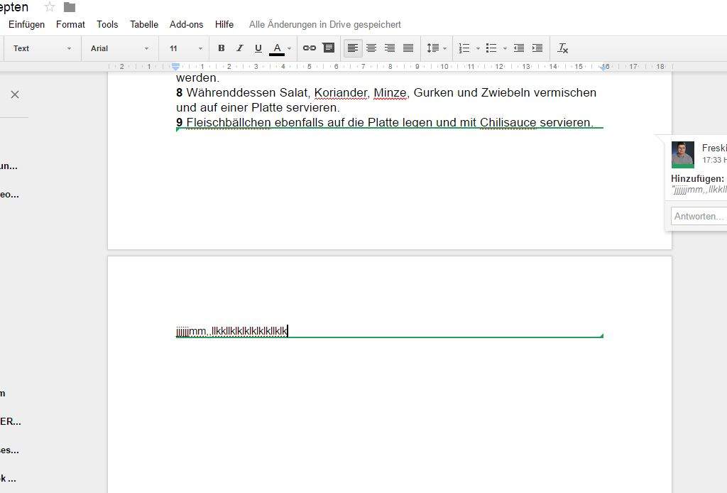 Google Docs Problem mit dem schreiben? (Internet, Microsoft Word, Office) Google Docs Problem mit dem schreiben? (Internet, Microsoft Word, Office)
