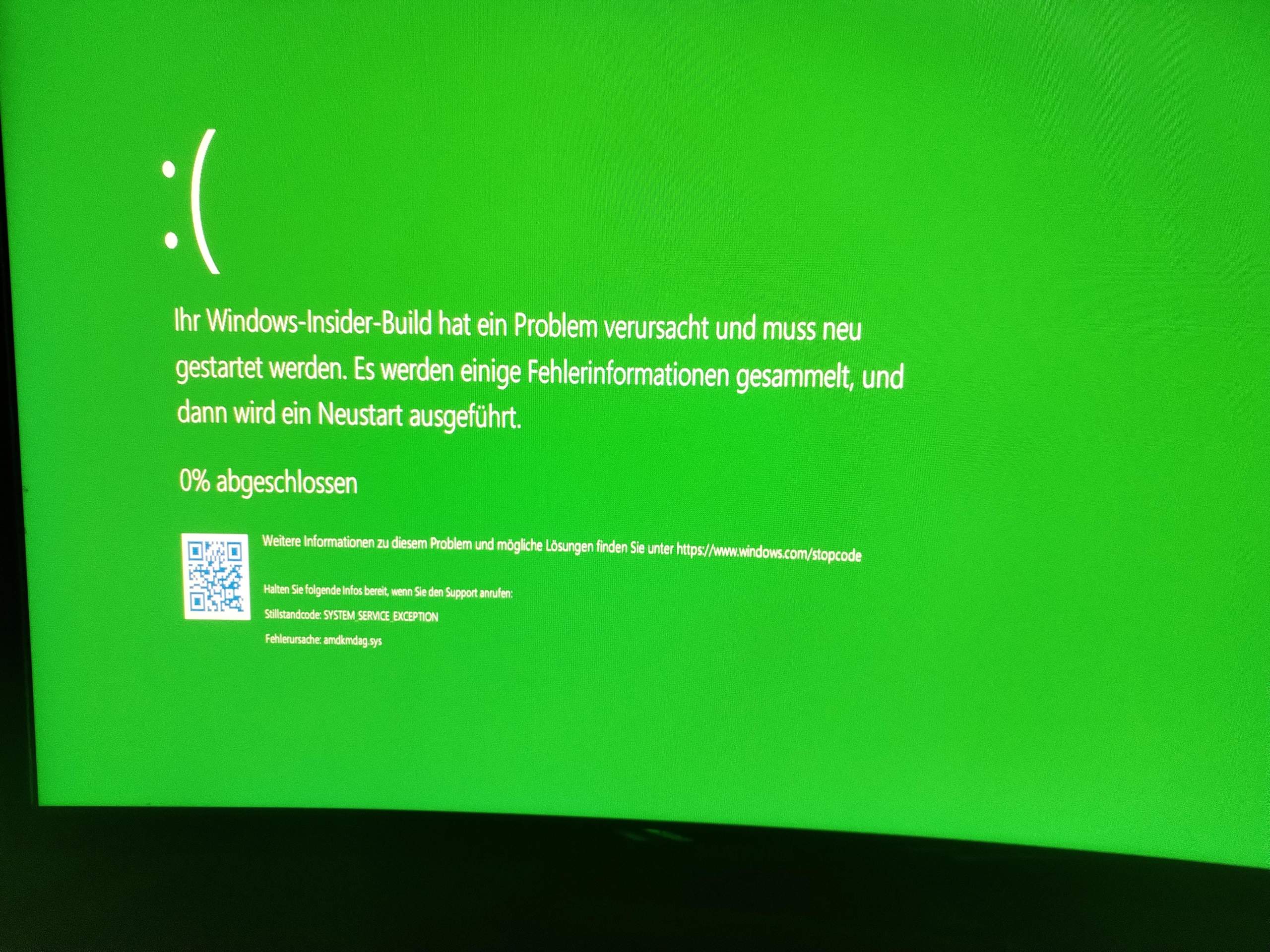 Greenscreen bei PC? (Windows, Windows 10, Treiber)