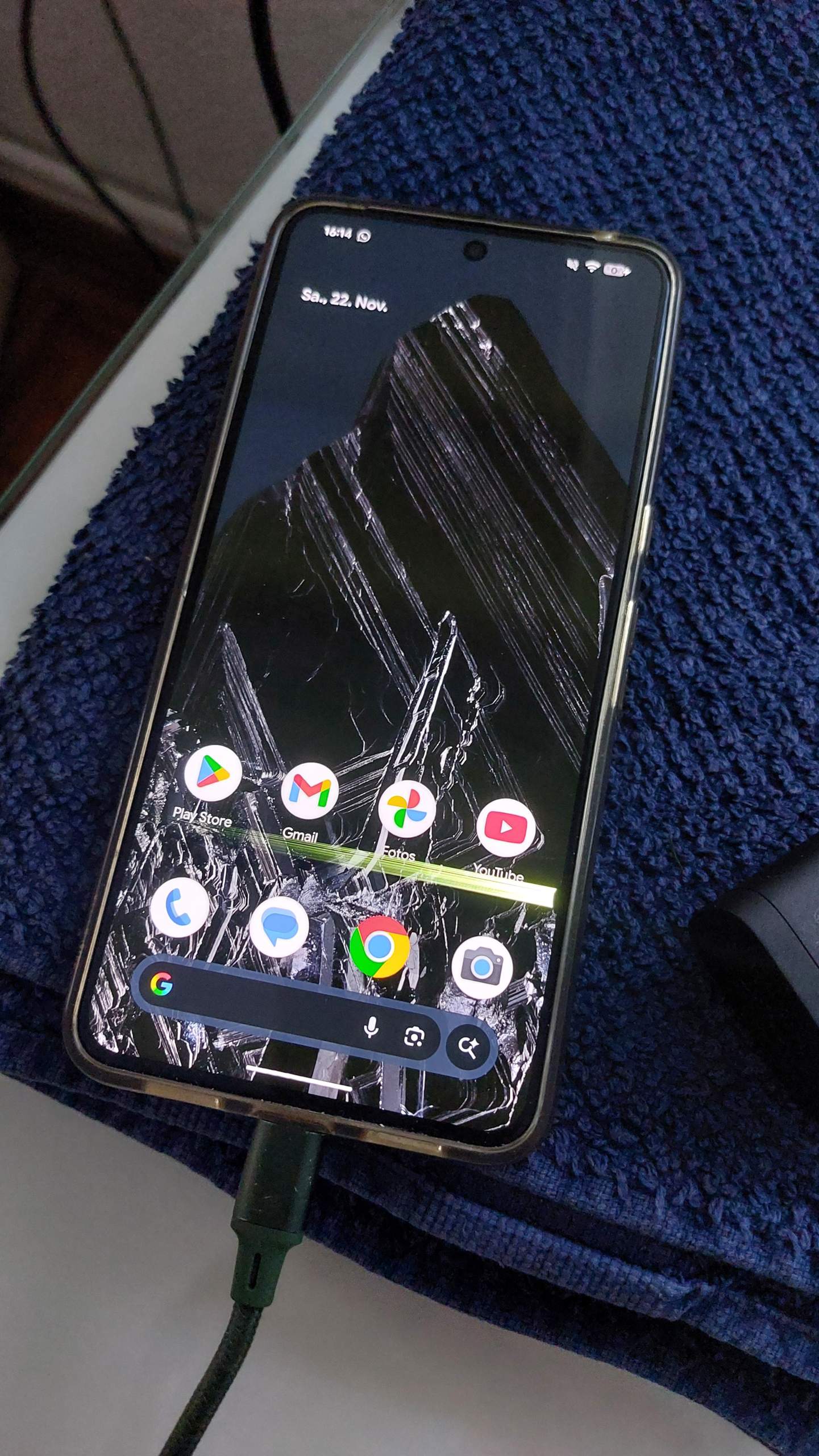 Grüne Linie am Handy Display? (Samsung, Google, Reparatur)