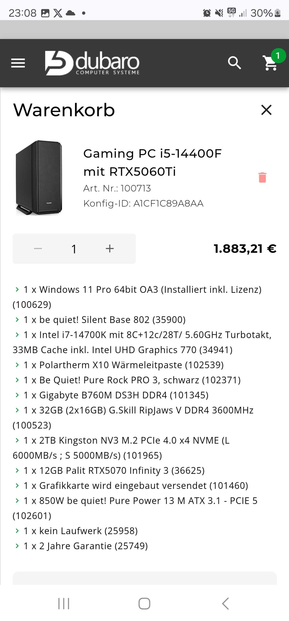 Gute PC-Konfiguration für den Preis? (Gaming, Gaming PC, AMD)