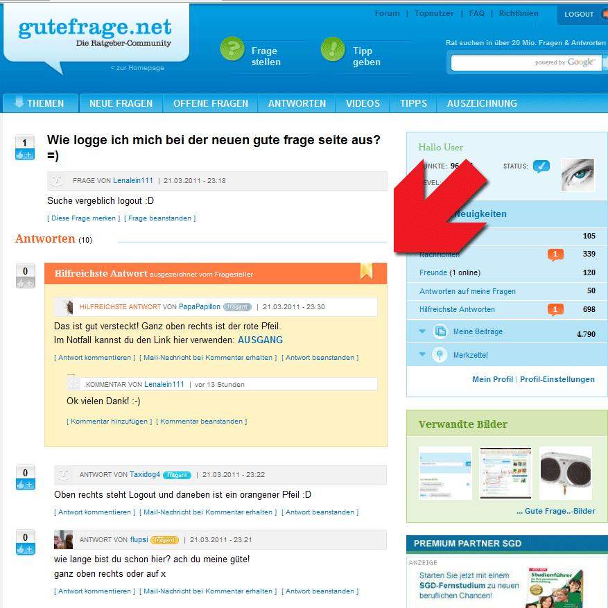 Gutefrage Was Steht In Der Perfekten Antwort Gutefrage Net