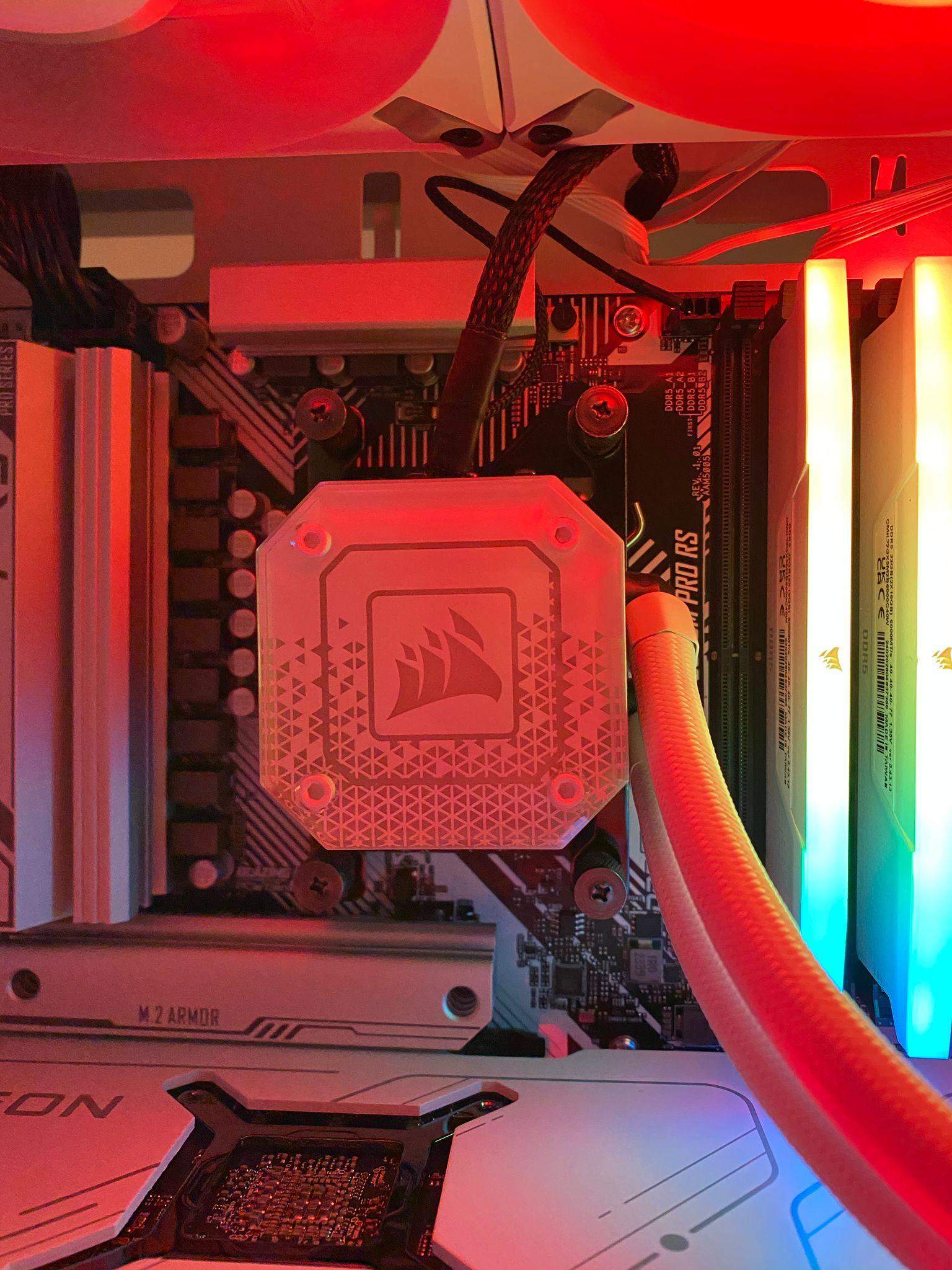 h150i elite capellix xt blinkt rot? (PC, Gaming PC, CPU)