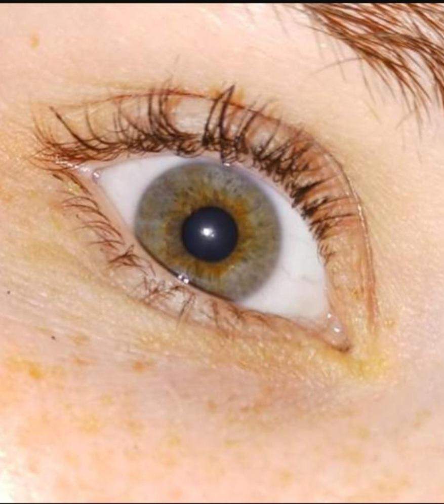 Hab ich Hazel Eyes und wenn ja habe gelesen das ,,meine Kombination aus ...