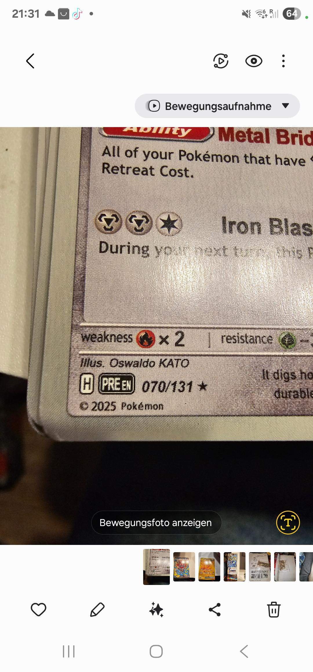 Hab ne fake pokemon karte denke ich oder? (Sammelkartenspiel ...