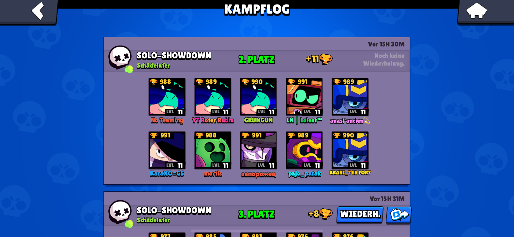 Habt ihr auch öfters diesen Bug in Brawl Stars? (Android, iOS, Supercell)