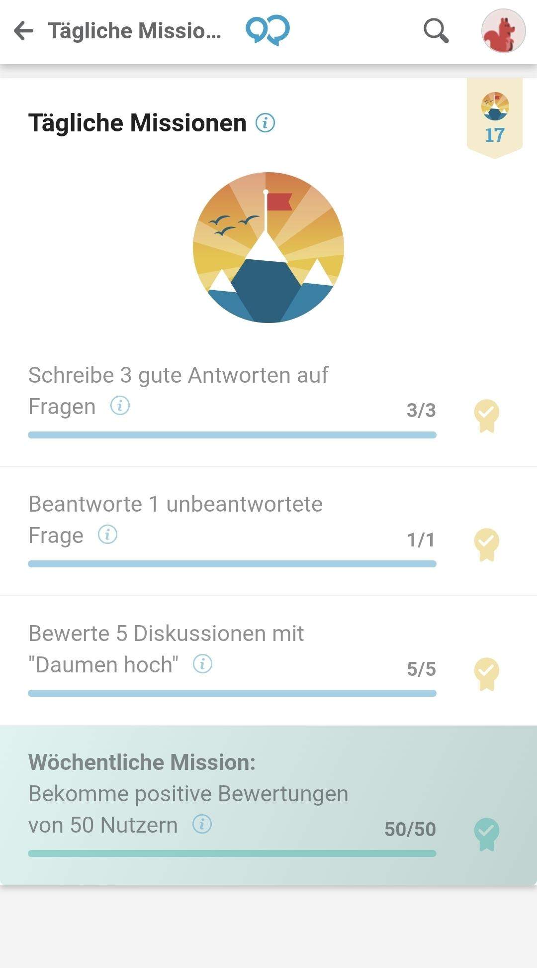Habt ihr eure täglichen Missionen erfüllt? (Tägliche Mission, Tägliche ...
