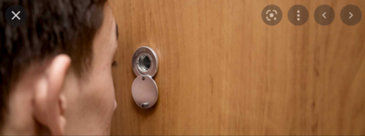 Habt ihr schon mal jemanden durch den Tür Spion Beobachtet? (Nachbarn ...